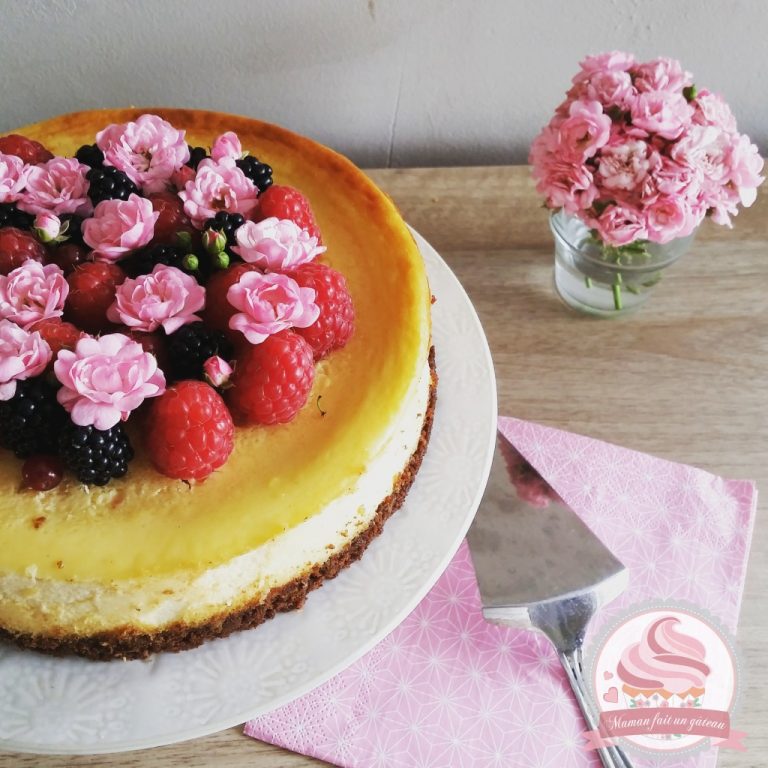Cheescake new-yorkais - Maman fait un gâteau