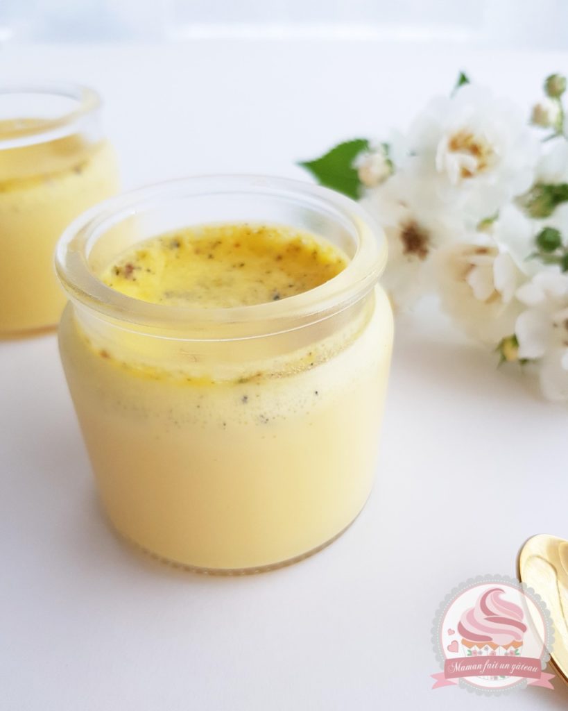 Petits pots de crème à la vanille - Maman fait un gâteau