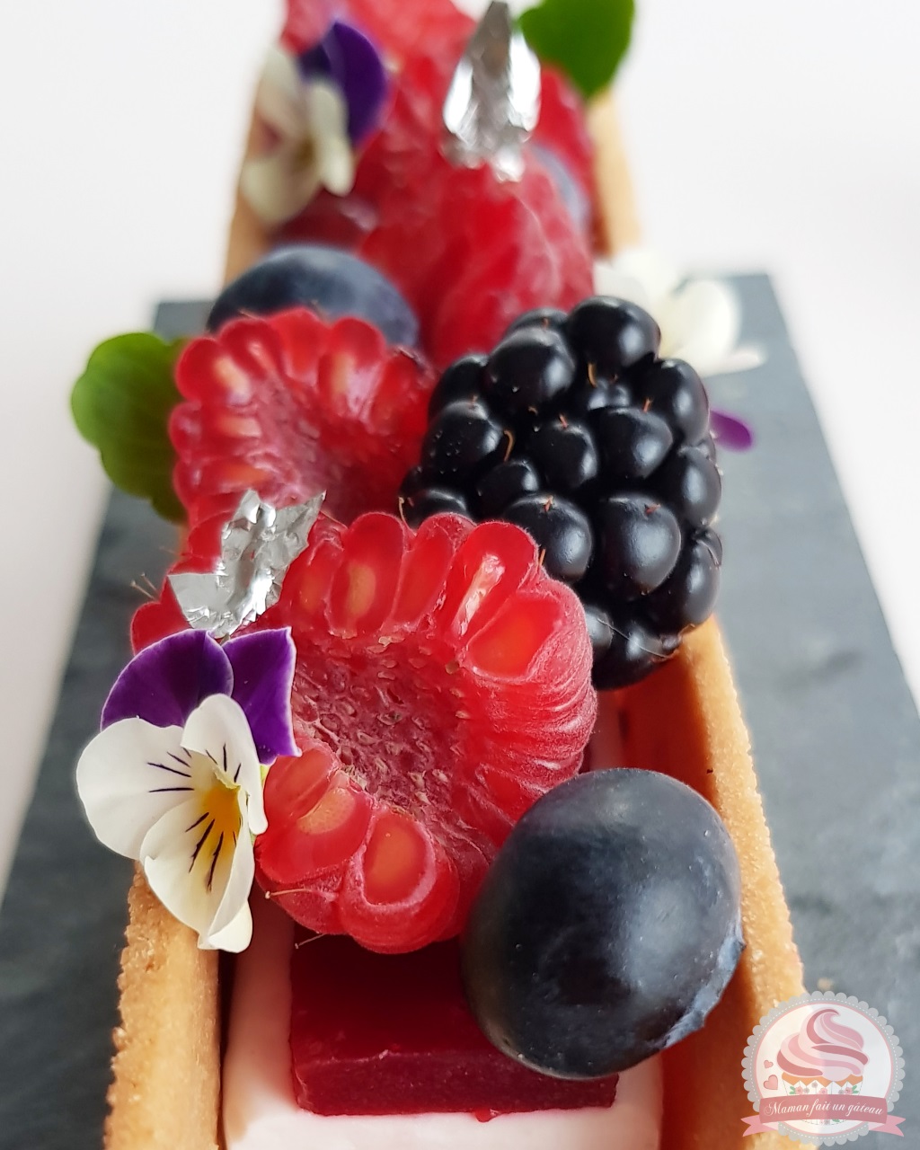 Cheesacake façon fingers aux fruits rouges - Maman fait un gâteau