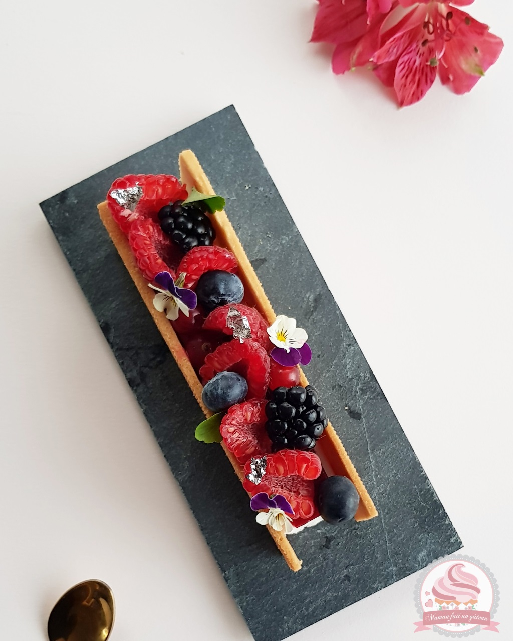 Cheesacake façon fingers aux fruits rouges - Maman fait un gâteau